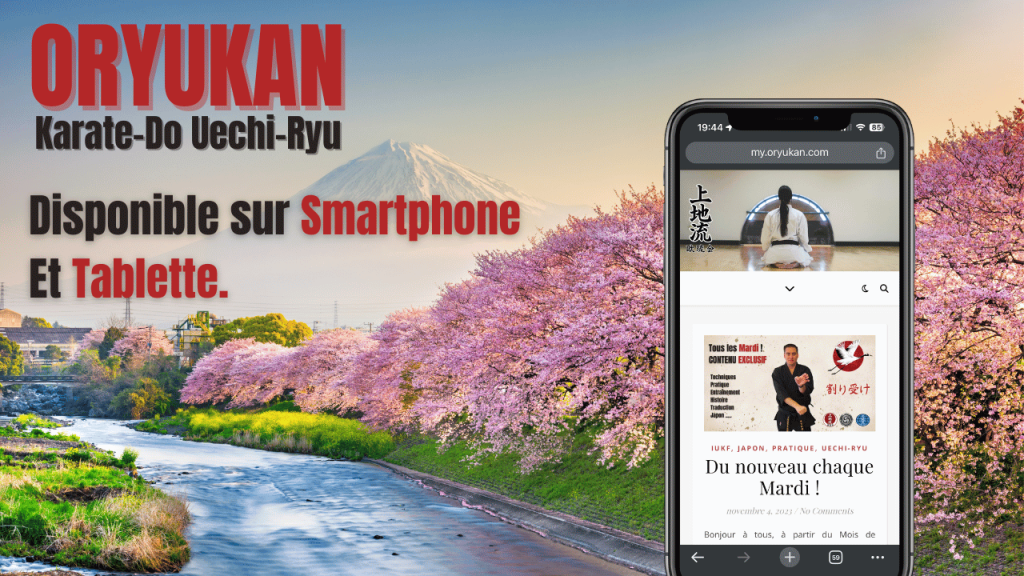 Oryukan notre plateforme pédagogique disponible sur mobile et tablette - Uechi-Ryu Karate-Do Oryukai