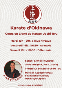 PLANNING DES COURS - Uechi-Ryu Karate-Do Oryukai